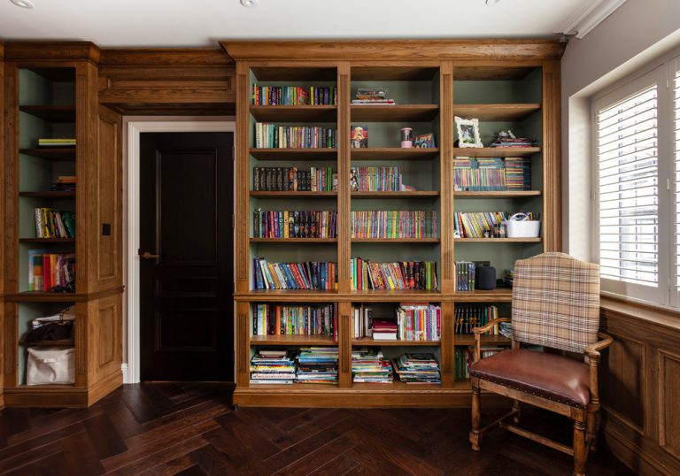 Bespoke fitted furniture for a home library - Claude Clemaron, Luxury ...